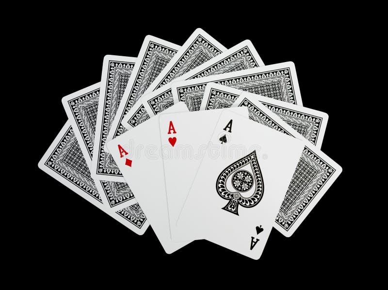 Three aces stock image. Image of card, game, dollars, cards - 2209303