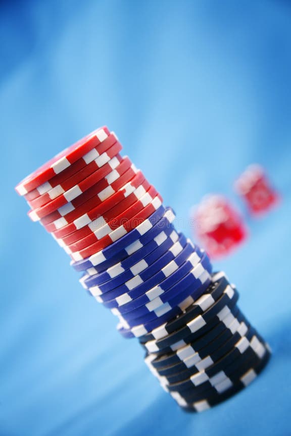 Poker Chips stock image. Image of lucky, chips, lose, fortune - 1080125