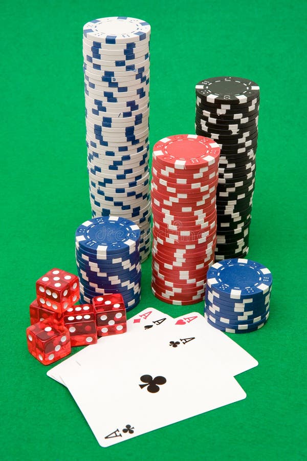 Poker Chips, Dice and Cards Stock Photo - Image of entertainment ...