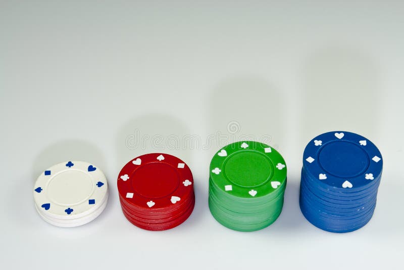 Poker Chips - Growing Stacks Stock Photo - Image of chips, taller: 17275316