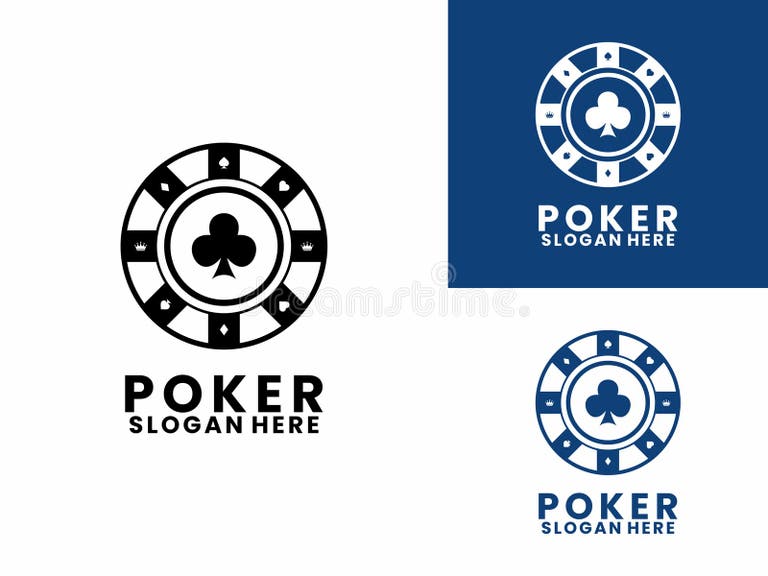 Poker Chips Logo Design Vector Template. Poker Game Logo Design Icon ...