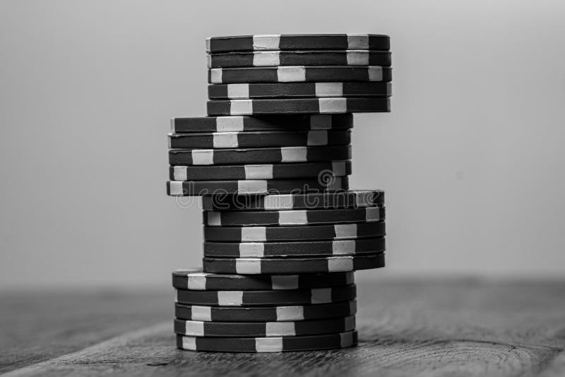 Poker Chips, Money and Gamble Stock Photo - Image of concept, casino ...