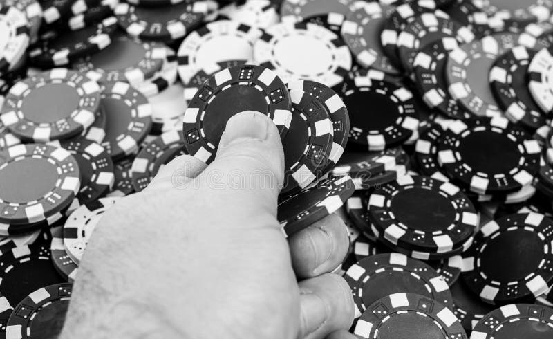 Poker Chips, Money and Gamble Stock Photo - Image of chip, concept ...