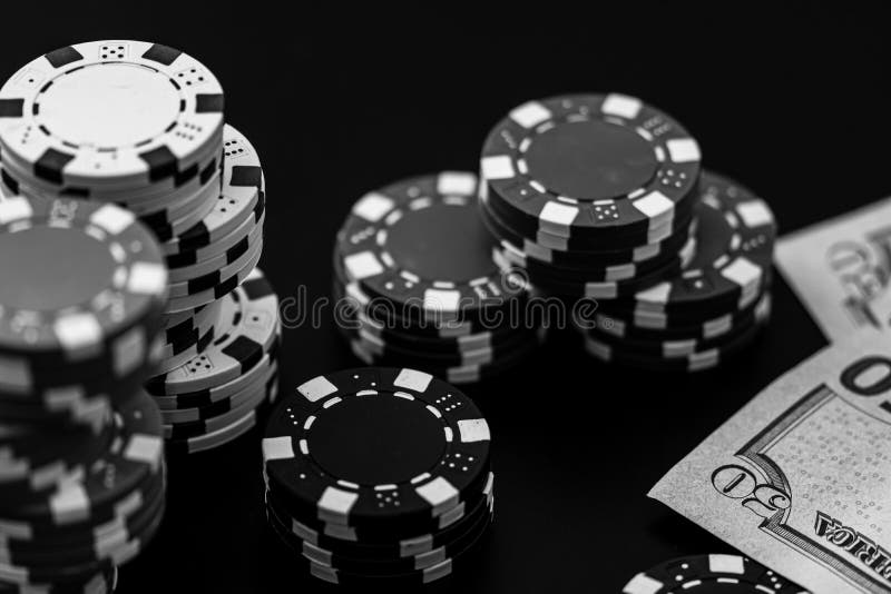 Poker Chips, Money and Gamble Stock Photo - Image of risk, chip: 267443802