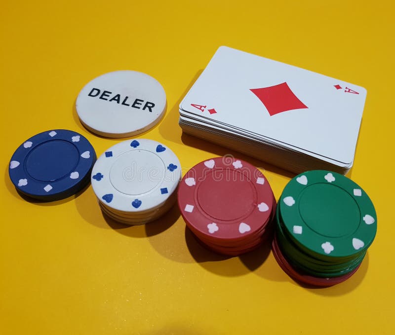 Poker Chips with Playing Cards Stock Photo - Image of sports, royale ...