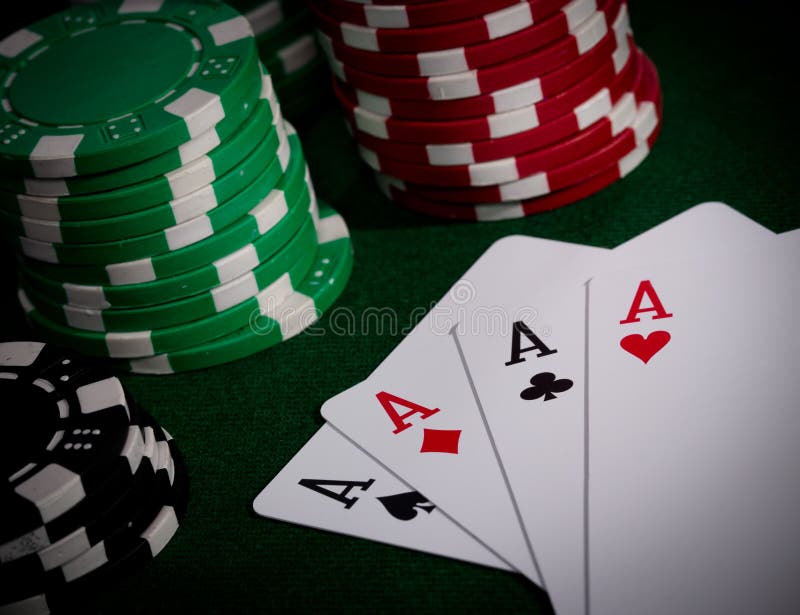 Poker close-up stock photo. Image of human, chips, recreation - 31207826