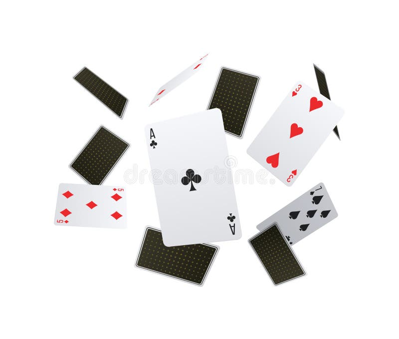 Playing Cards Spread Stock Illustrations – 70 Playing Cards Spread ...