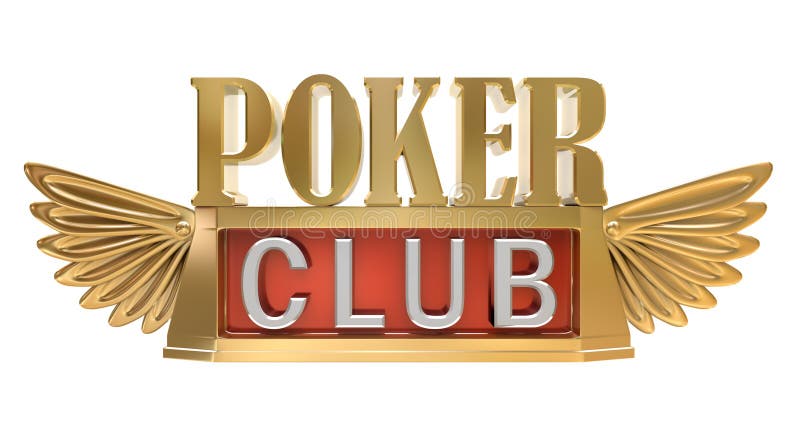 Poker club - gold emblem stock illustration. Illustration of four ...