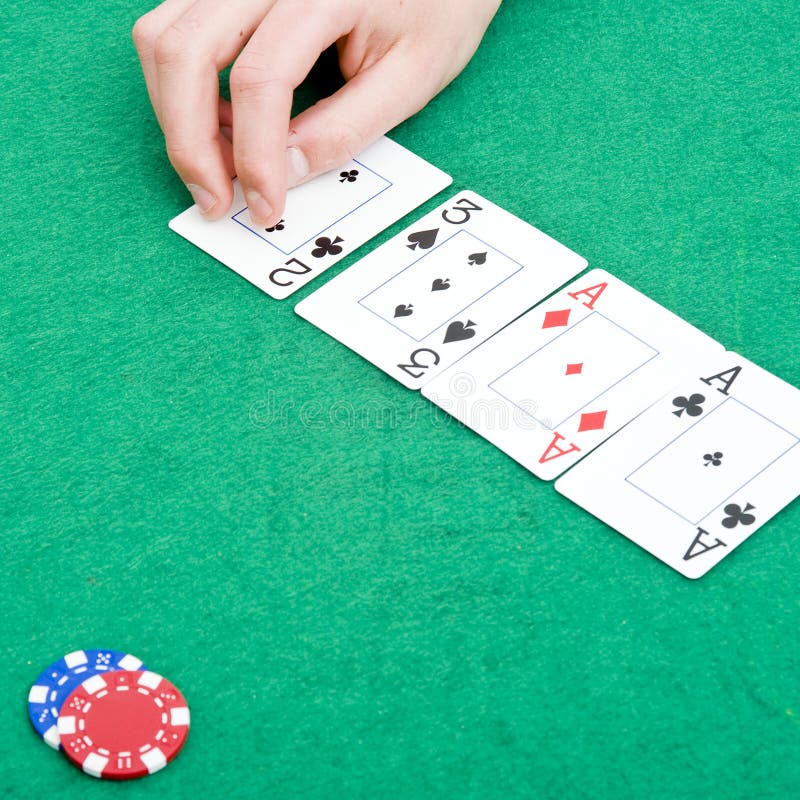 Poker flop stock photo. Image of aces, playing, casino - 13193258