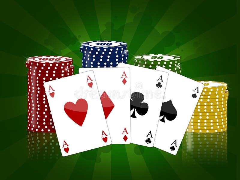 Poker game stock illustration. Illustration of game, table - 8229012