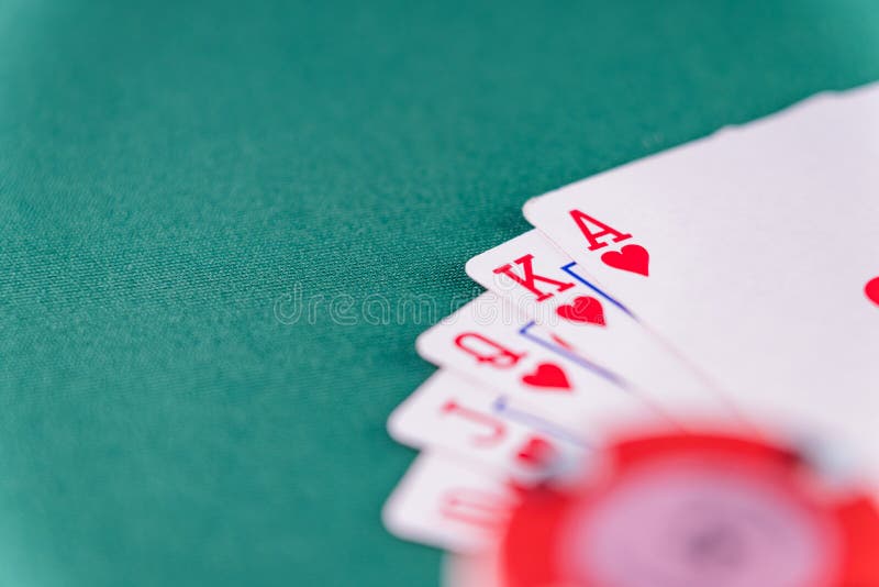 Poker game royal flush stock photo. Image of gambling - 183245034