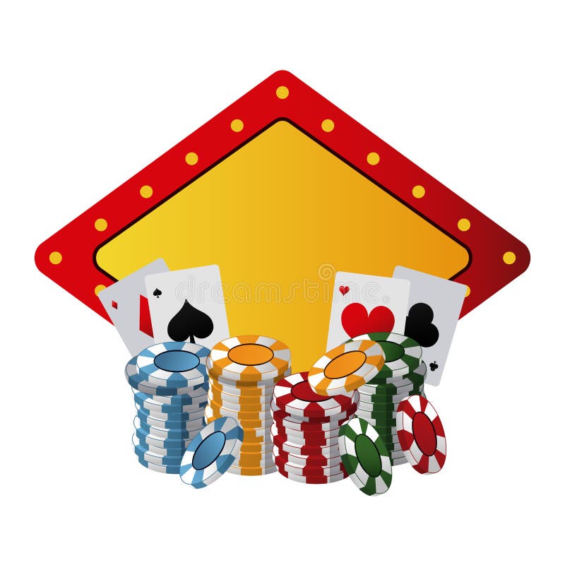 Poker games and elements stock vector. Illustration of playing - 134298737