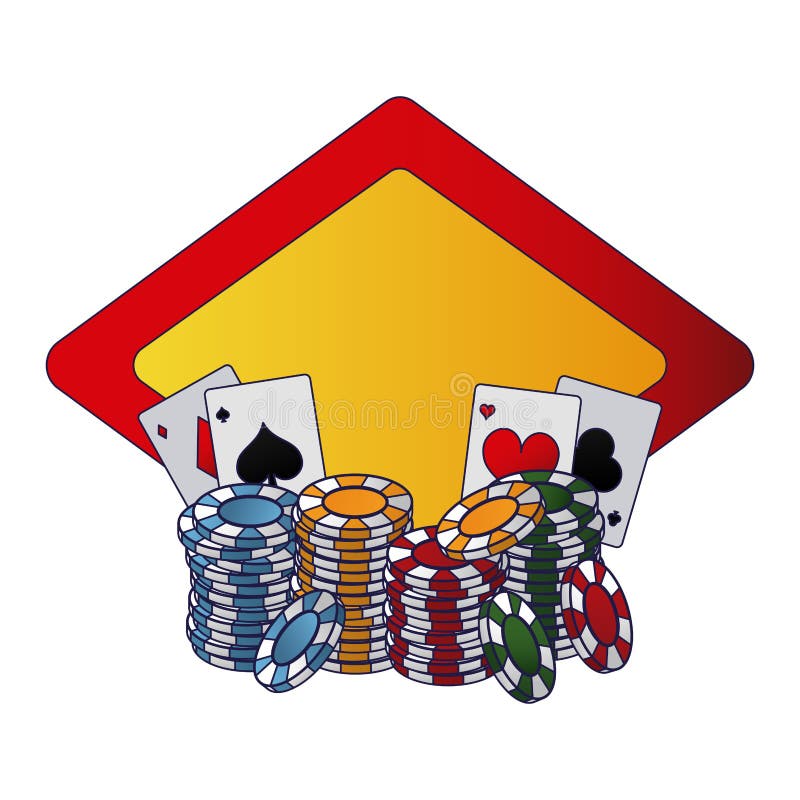 Poker games and elements stock vector. Illustration of emblem - 134315563