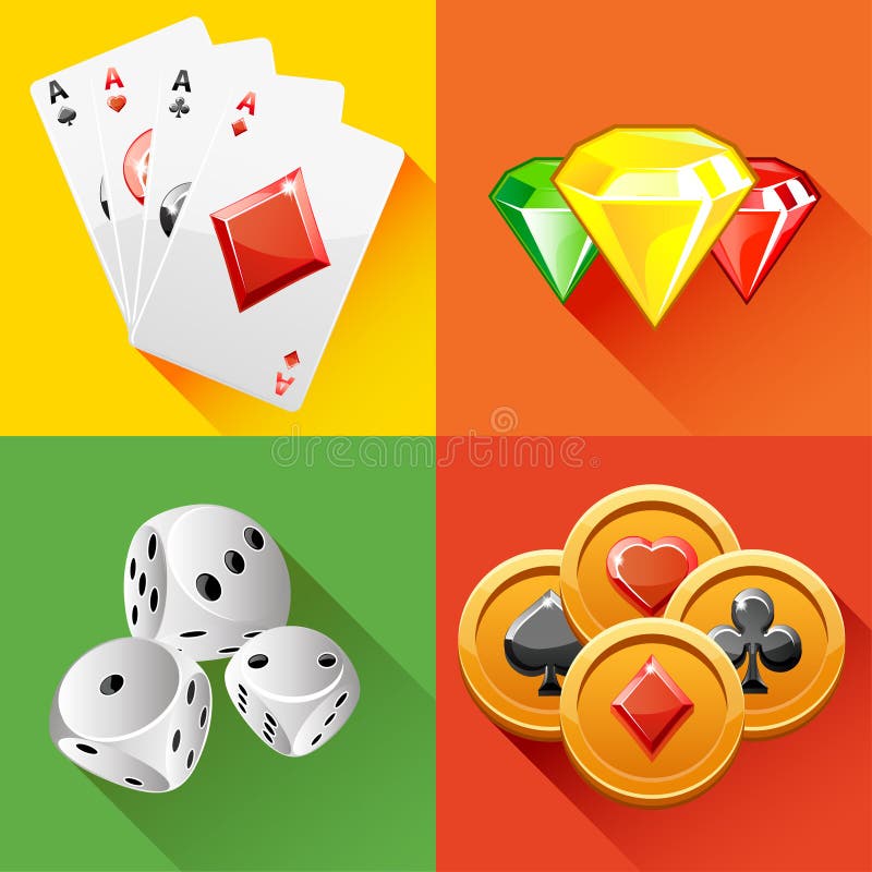 Poker icon in vector stock vector. Illustration of cards - 68099898