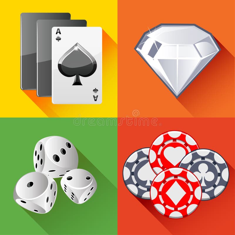 Poker icon in vector stock vector. Illustration of card - 74281851