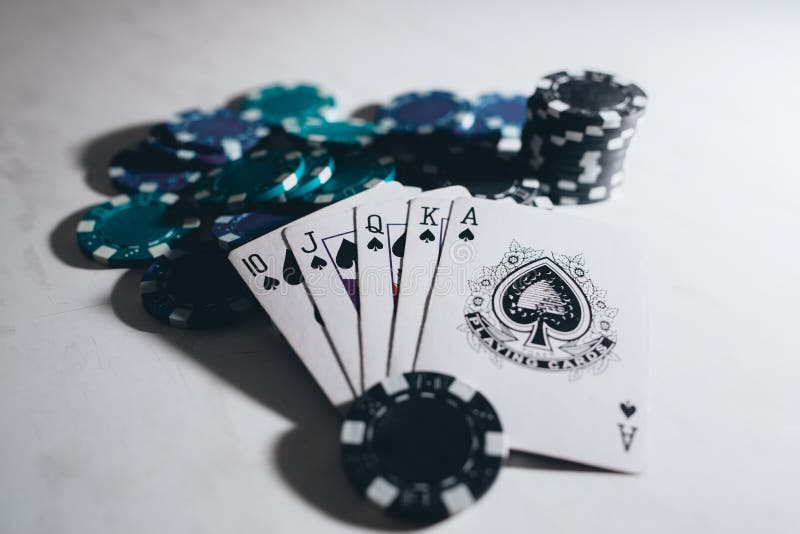 Poker maps and counters stock image. Image of game, king - 126152815