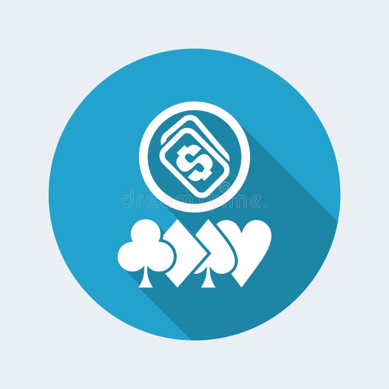 Poker money win icon stock vector. Illustration of icon - 96395016