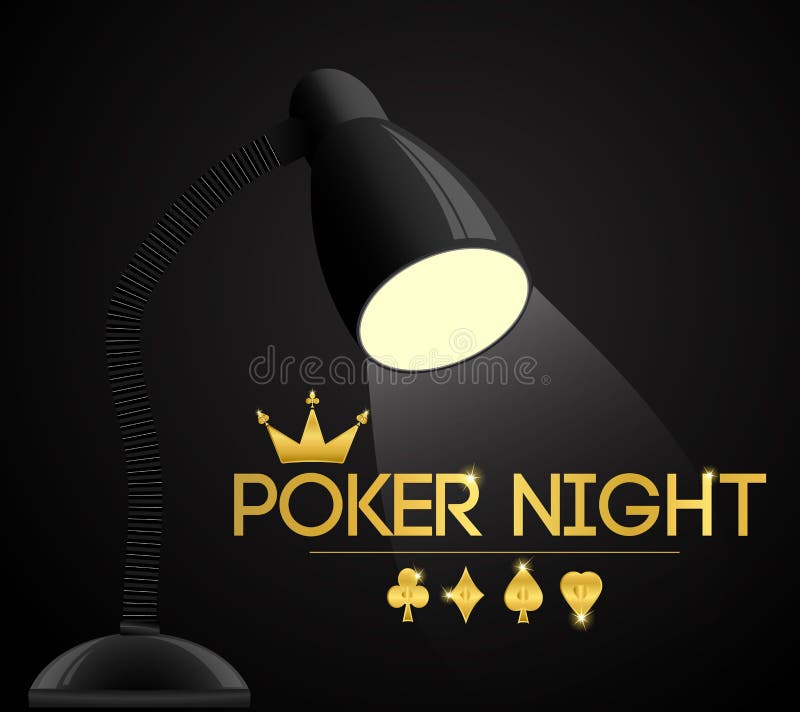Poker Night Party. Vector Illustration Stock Vector - Illustration of ...
