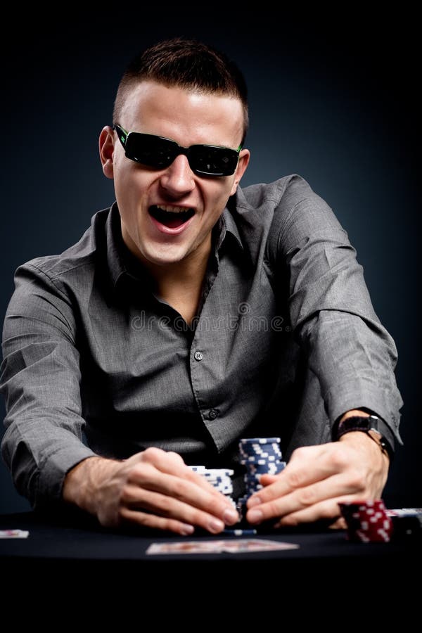 Poker player stock photo. Image of leisure, cards, male - 13442452