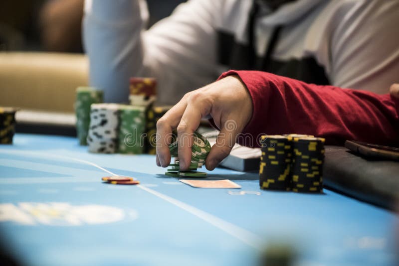 Poker chips editorial stock image. Image of game, casino - 99550564