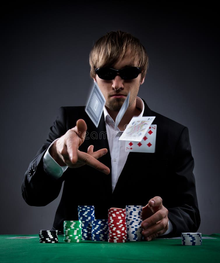 Poker player stock photo. Image of lucky, opportunity - 31344972