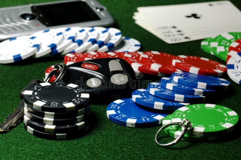 Poker Pot stock photo. Image of diamond, addiction, desperation - 1555994