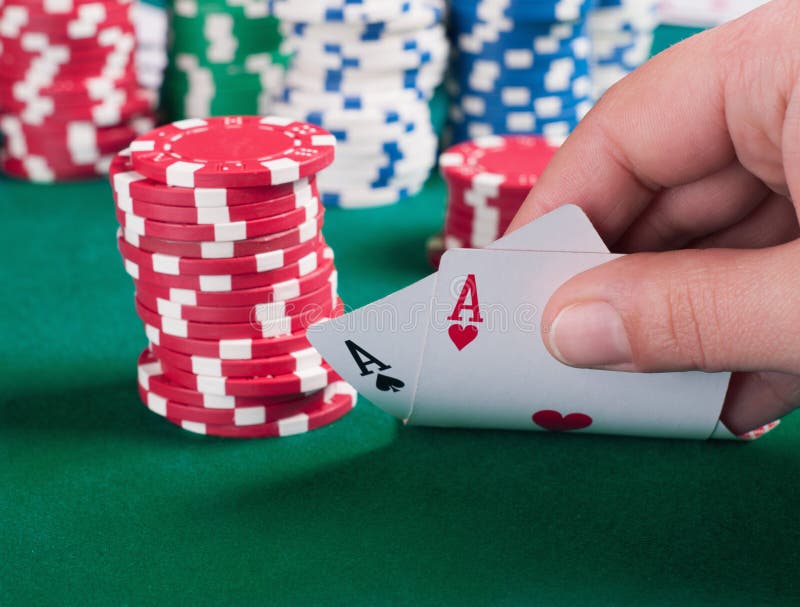 Poker stock photo. Image of clubs, closeup, pair, leisure - 35939864