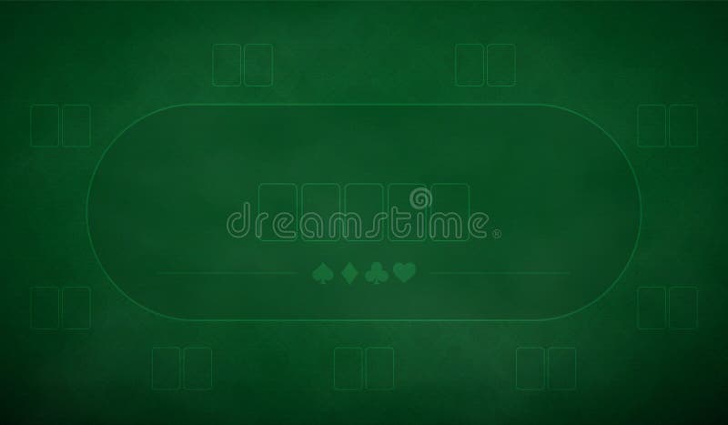 Poker Table Background in Blue Color Stock Illustration - Illustration ...