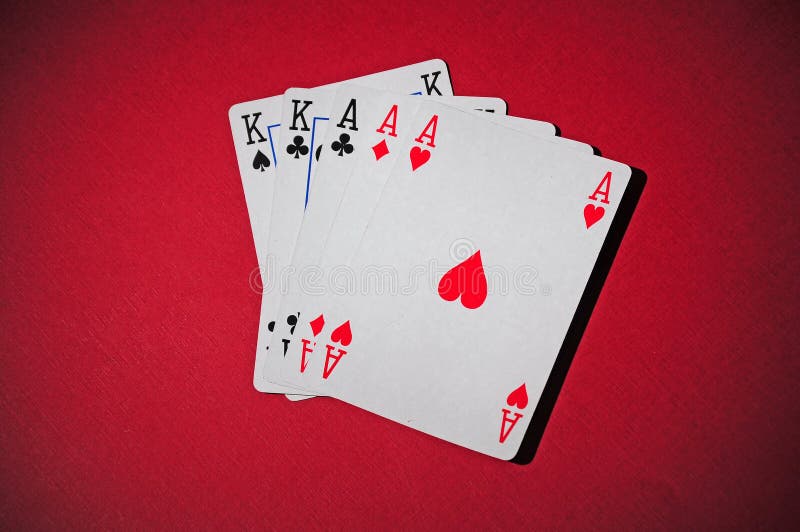 Four poker cards stock image. Image of four, gamble, hits - 315981