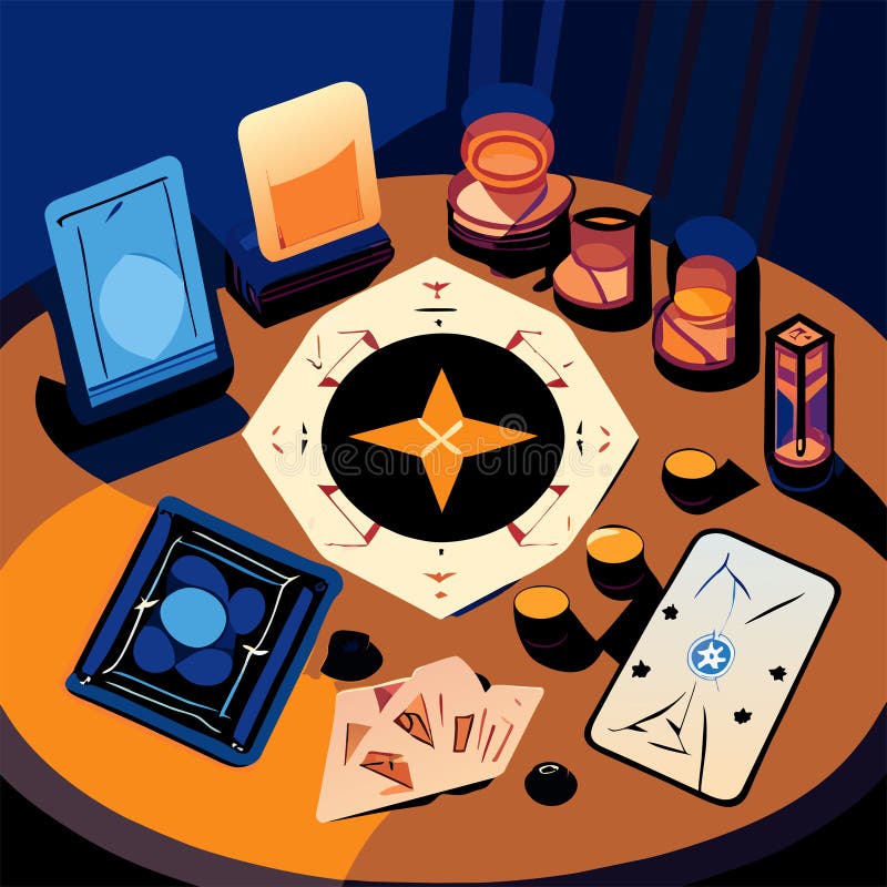 Poker Chips Flat Illustration Stock Photos - Free & Royalty-Free Stock ...