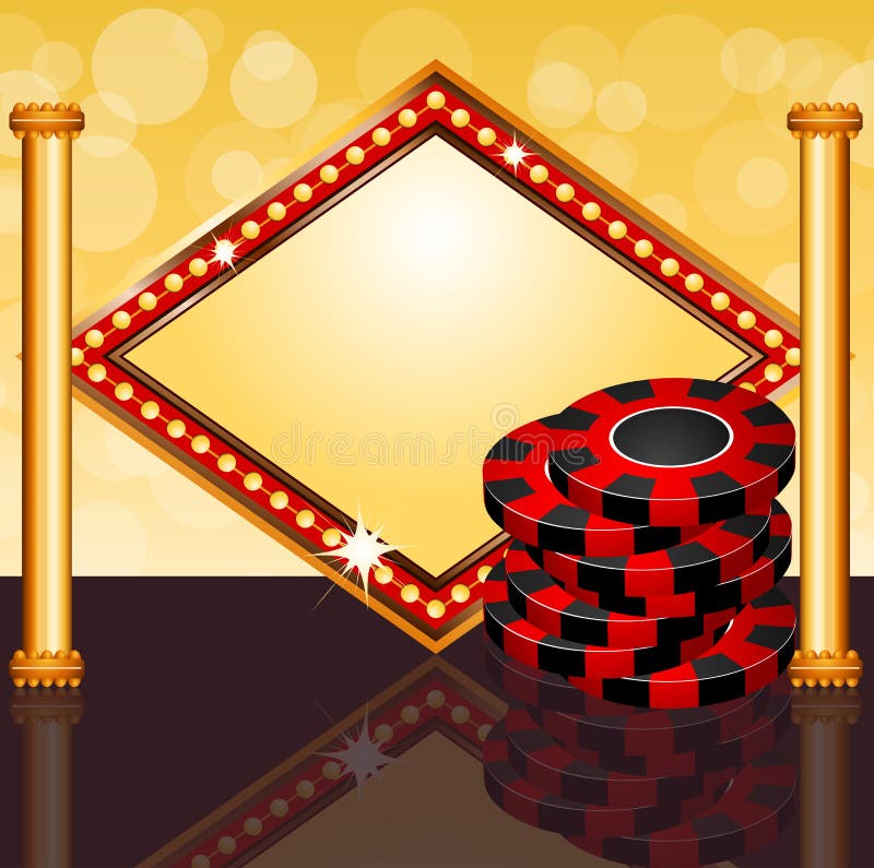 Poker time stock vector. Illustration of placard, spotted - 37213803