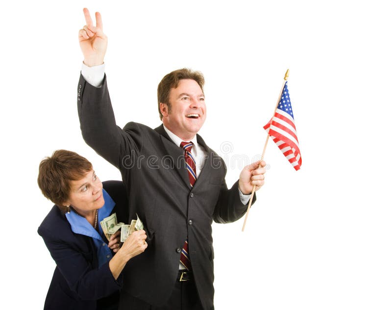 Político corrompido foto de stock. Imagem de democracia - 7683860