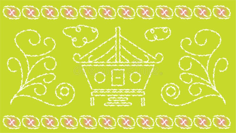 Fabric Sasirangan Vector Typical of the Banjar Tribe, Textured Abstract ...