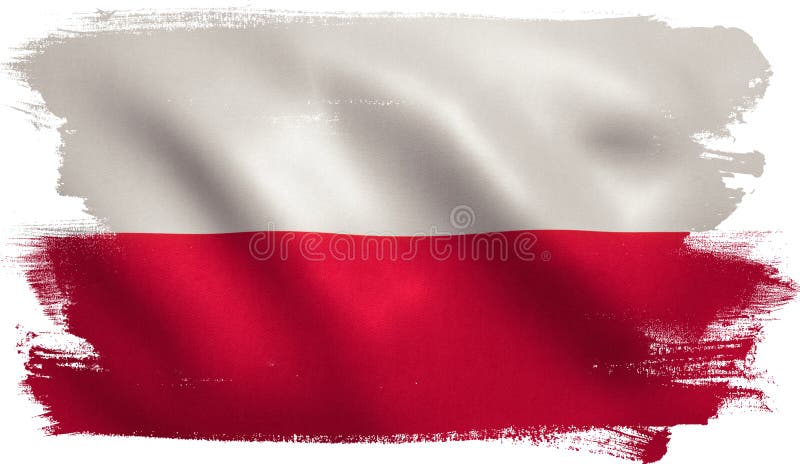 Poland Flag stock illustration. Illustration of dimensional - 94142086