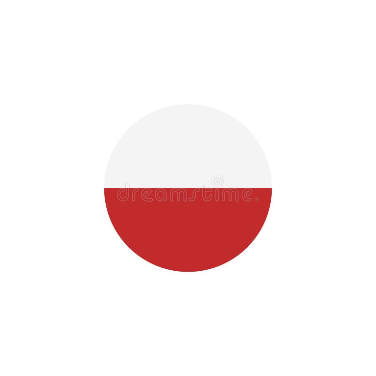 Poland flag icon vector stock vector. Illustration of country - 310114665