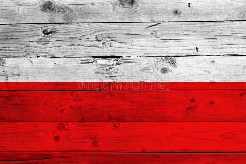 Poland flag with texture stock illustration. Illustration of white ...