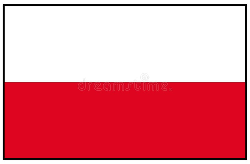 Poland Flag - Unitary Sovereign State in Central Europe Stock Vector ...