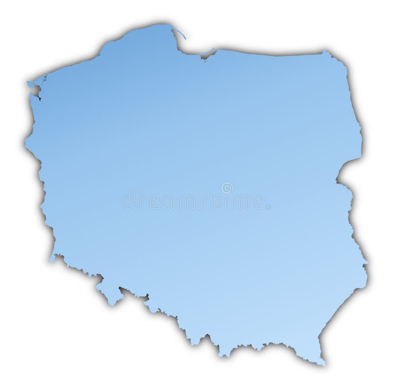 Map of Poland - Illustration - Vector Stock Vector - Illustration of ...
