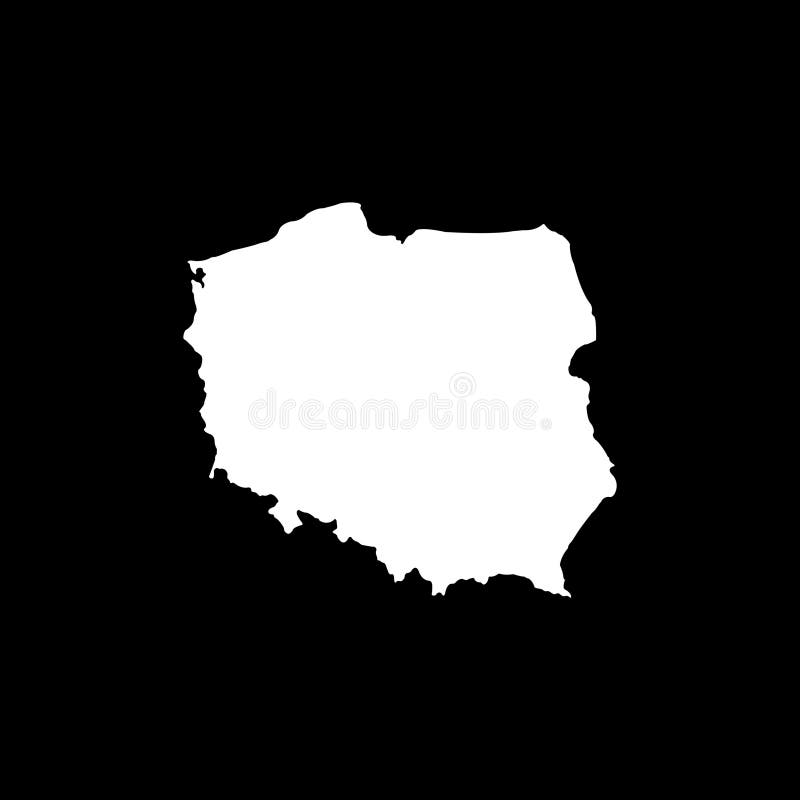 Poland map icon stock vector. Illustration of geography - 324767473