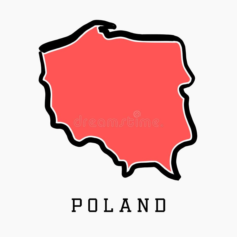 Map Outline Poland Stock Illustrations – 1,680 Map Outline Poland Stock ...