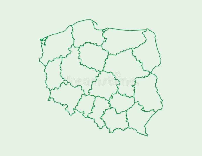 Green Poland Map Stock Illustrations – 827 Green Poland Map Stock ...