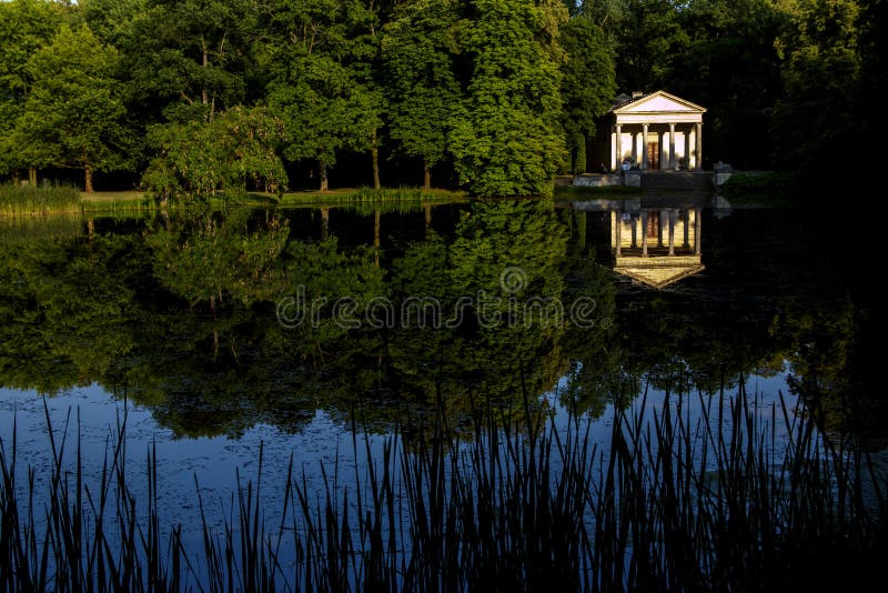 Gothic House in a Park in Arkadia, Poland Editorial Photography - Image ...