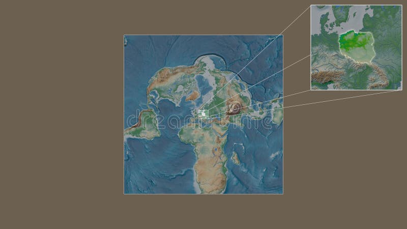 Poland - Physical. Area Extracted Stock Illustration - Illustration of ...