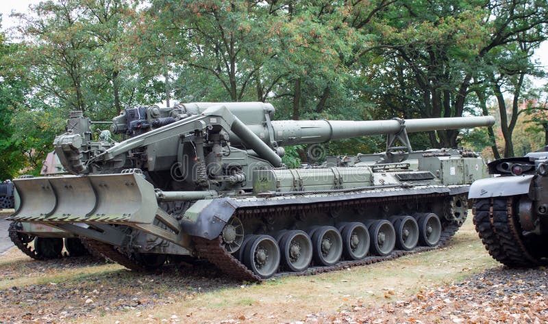 Poland, Poznan -October 1, 2016. 2S7 Pion - Soviet Self-propelled ...