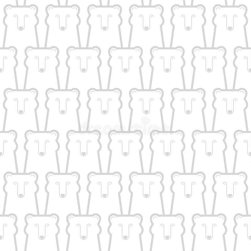 Beast Pattern. Animals Background Seamless. Cute Cartoon Animals.Â ...