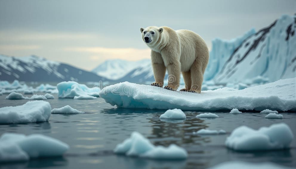 Polar Bear Struggle stock image. Image of nature, cold - 388483223