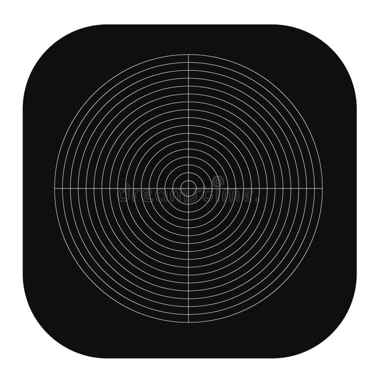 Polar, Circular Grid, Mesh. Pie Chart, Graph Element Stock Illustration ...