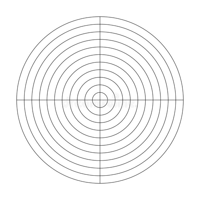 Diagram Template Concentric Circles Stock Illustrations – 200 Diagram ...