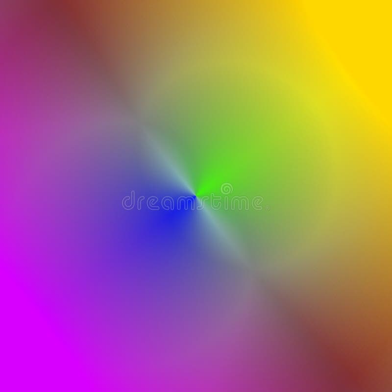 Polar Mirrored Abstract Gradient Colors Blur Background. Multicolor ...