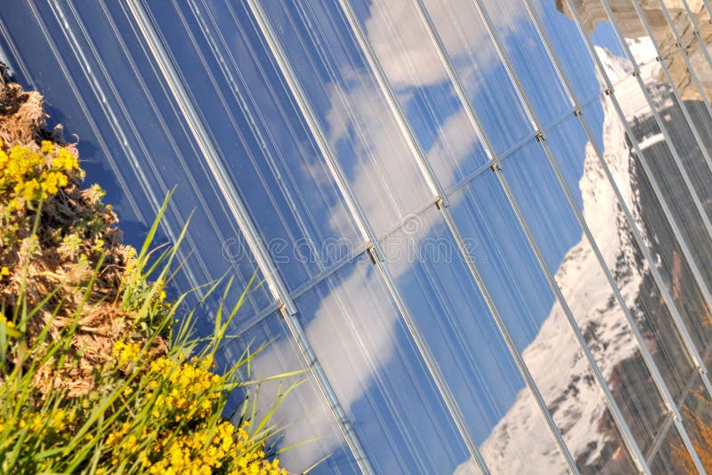 Polar panel in mountain stock image. Image of green, solar - 70871081